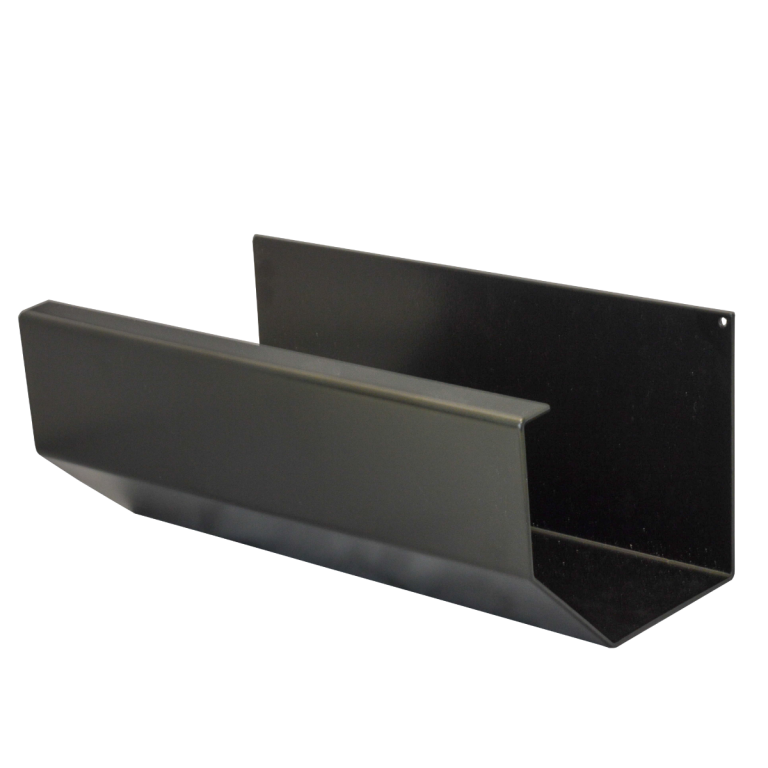 Gutter 3mtr Length - W125mm x D125mm - Aluminium Square Chamfered Box ...