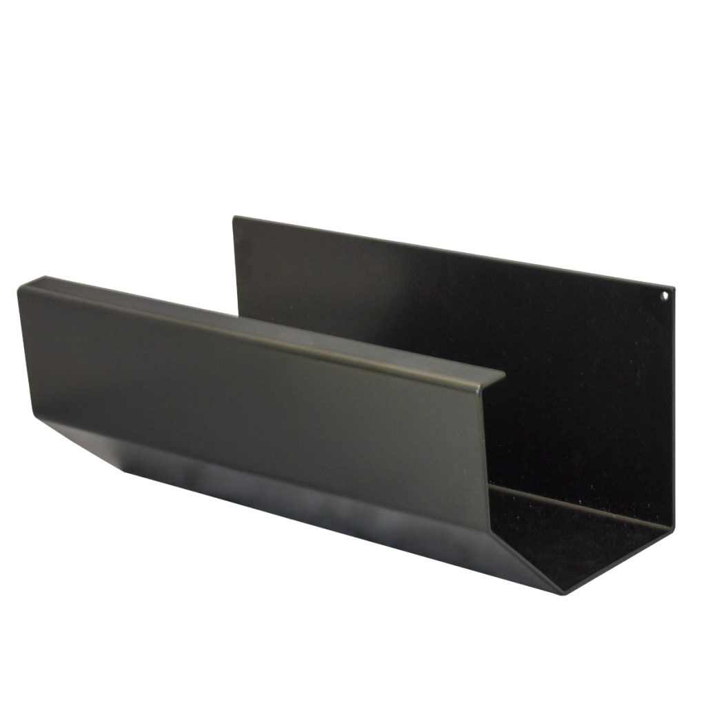 Gutter 1mtr Length - W125mm x D125mm - Aluminium Square Chamfered Box ...